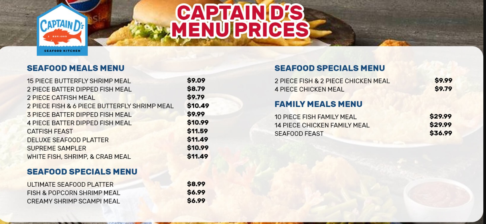 Imagine yourself at Captain D’s in Alvin TX With Fried Fish, Shrimp and ...